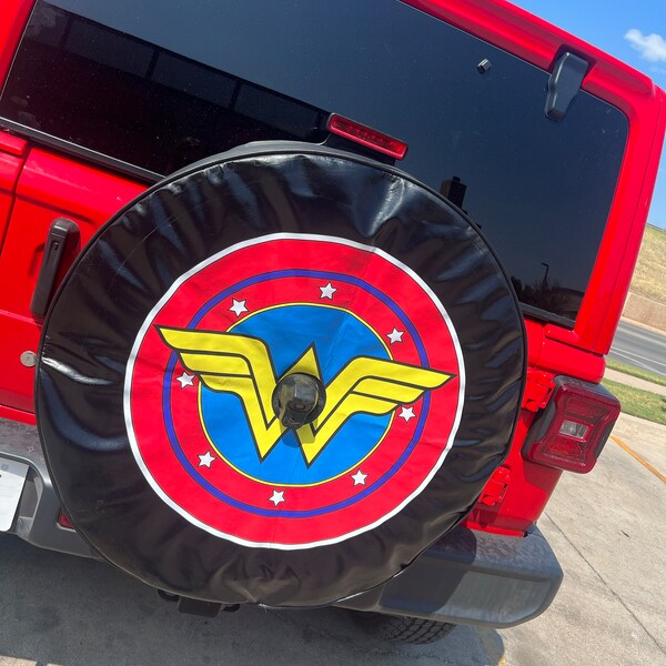 Wonder Woman Tire Cover - Etsy