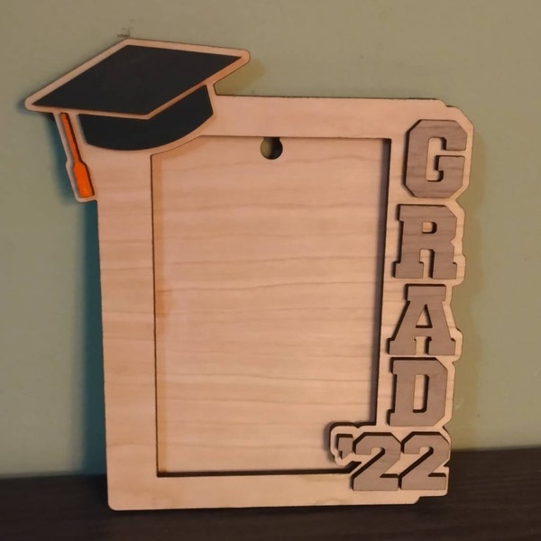 Graduation Frame Svg, 2022 Grad Frame Svg, Grad 22, Graduation Laser ...