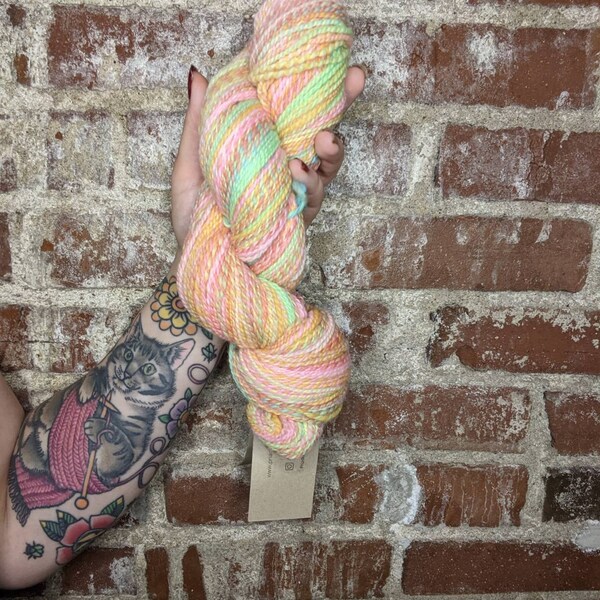Wire Art Yarn, Handspun Art Yarn Weaving Yarn Corespun Super Bulky ...