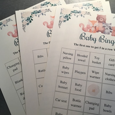 16 Printable Bird Baby Shower Games Little Birdie Baby Shower Game ...
