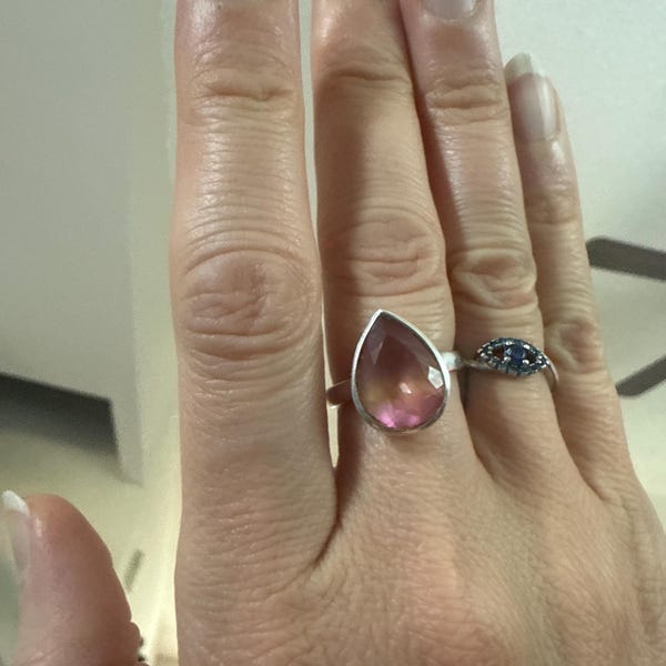 Best Evil Eye Tiny Ring, Minimalist Evil Eye Jewelry, Good Luck ...