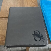 Personalized Zipper Portfolio, Refillable Portfolio, Custom Portfolio ...