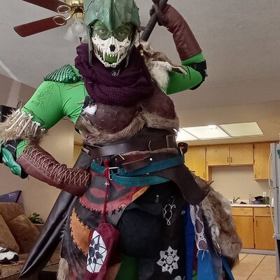 Scalemail Armor Dragonhide Knitted Gauntlets Made to Order - Etsy