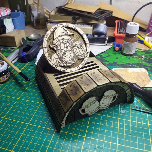 Bookbox With Character Sheet, Dicebox and Storage for Your Rpg Needs AI ...