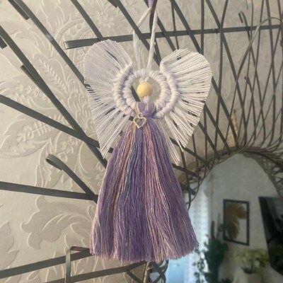 Macrame Communion/christening Mermaid 100% Cotton. Handmade ...