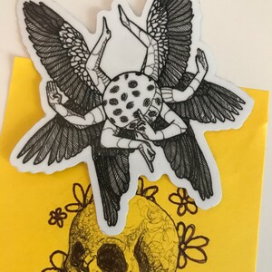 Ophanim Original Ink Drawing of Biblically Inspired Angel - Etsy