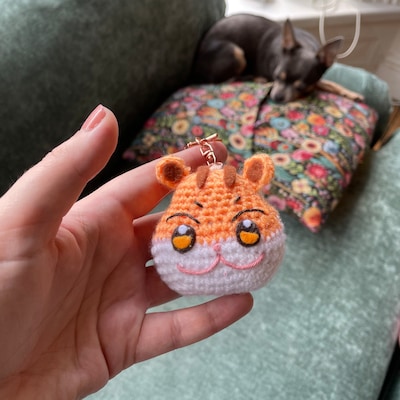 KPOP Ateez Aniteez Sandeoki Choi San Handmade Crochet Keychain Crochet ...