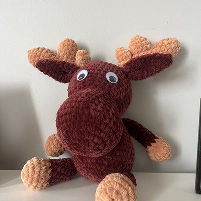 Manny Moose CROCHET PATTERN Amigurumi Crochet Pattern PDF - Etsy