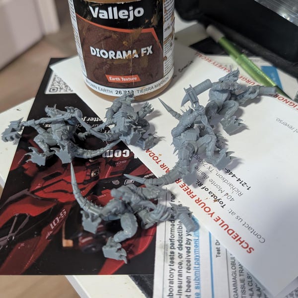 Saurian Guardians mace Shots Saurian Starhost 5 Models - Etsy