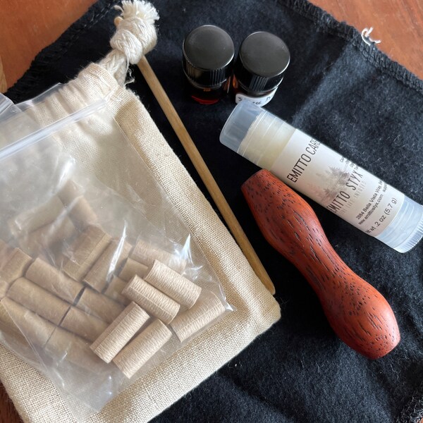 Elite Purple Heart Wood Inhaler With Necklace Portable Diffuser ...