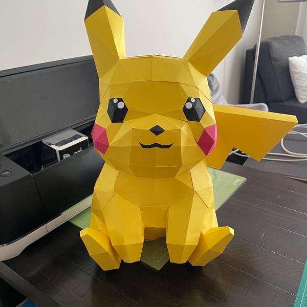 Papercraft Pooh Bear PDF, 3D SVG Cricut Template for Creating 3D Pooh ...