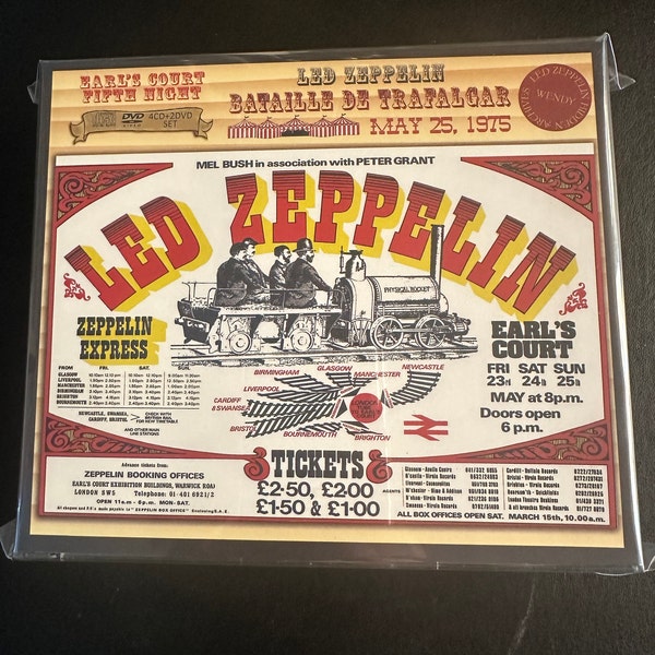 Led Zeppelin - Live 1973 Madison Square Garden, New York, 3rd Night 3CD ...