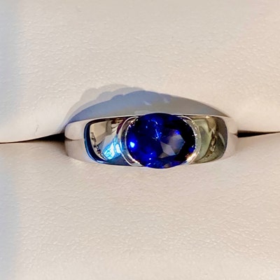 Sterling Silver Semi Mount Ring Setting Oval OV 9x7mm Bezel Set - Etsy