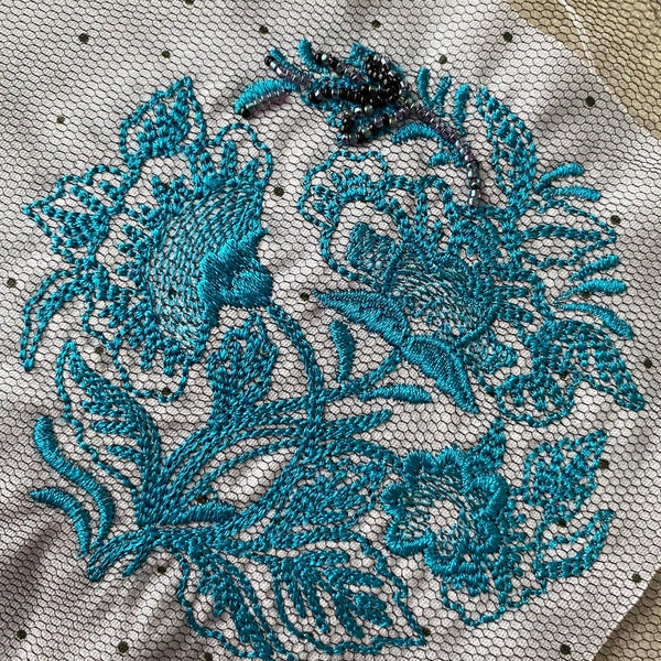 Machine Embroidery Design Flora Folk Art Embroidery Pattern Flower ...