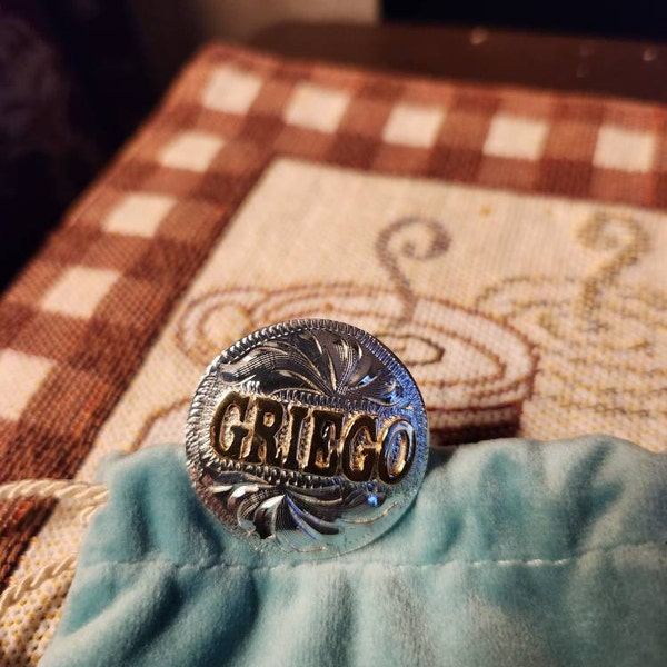 Custom Conchos, Handcrafted, Rich and Deep Hand Engraving, Add Your ...