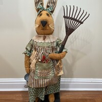 Primitive PATTERN Folk Art Bunny Rabbits - Etsy Canada