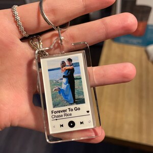 Personalized Song Keychain Custom Music Keychain Custom - Etsy