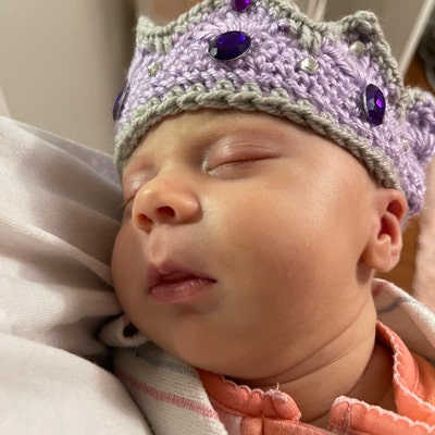 Crochet Baby Princess Crown Crochet Baby Girl Outfit Crochet - Etsy