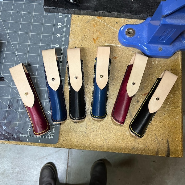 Leather Tool Pouch Pattern - Pdf Download - Leather DIY - Pipe Pouch ...