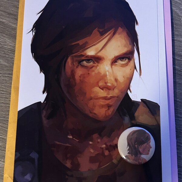 Santa Barbara Ellie Williams A5 Art Print - Etsy