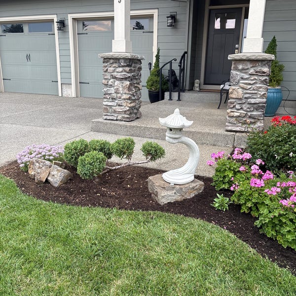 Angel Garden Statue Sitting Cherub With Dog Sculpture Outdoor Angel ...