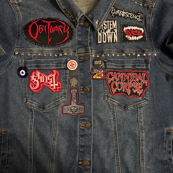 Barbed Wire Patch Punk Chain Patch Punk Patches Patches for Jackets ...