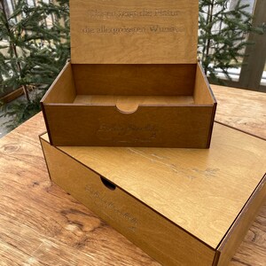 Custom Memory Wooden Laser Engraved Box Christmas Gift - Etsy