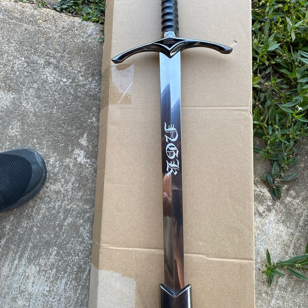 Monogram Sword, Custom Sword, Personalized Sword, Engraved Sword ...