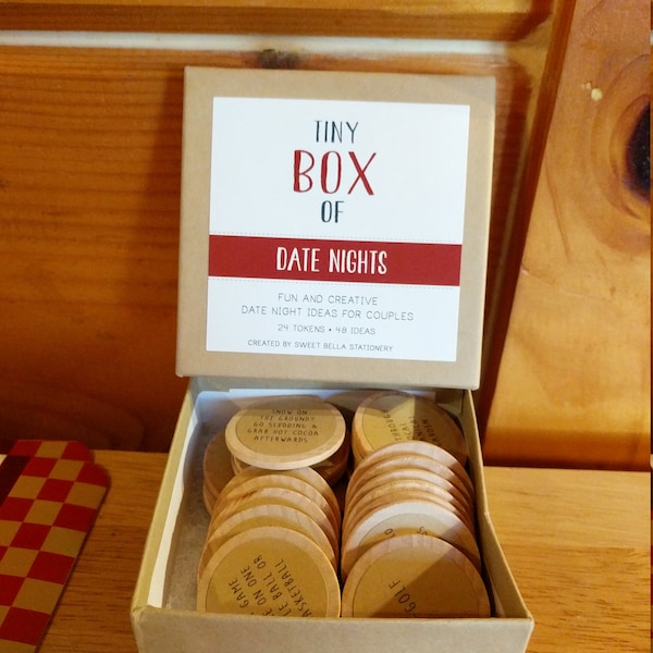 First Anniversary Gift, Bridal Shower Gift, Wedding Gift, Date Nights ...