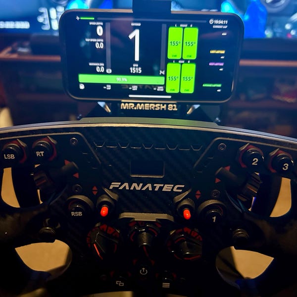 Fanatec Phone and Tablet Mount | Universal Fanatec Mount | Sim Racing ...