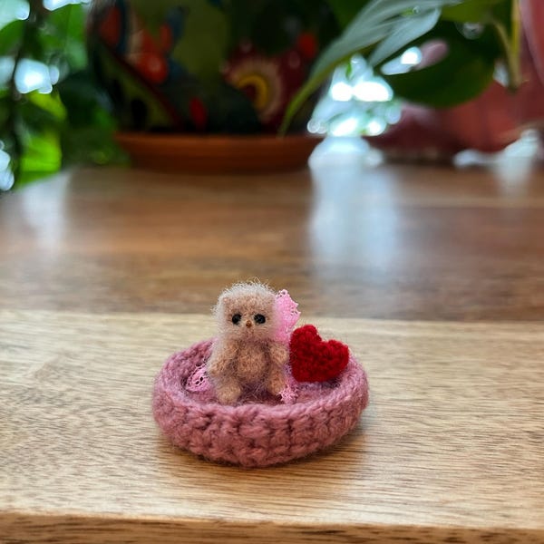 Tiny Pomeranian Miniature Animal Plush 32mm 1,2 Inch Small Toy ...