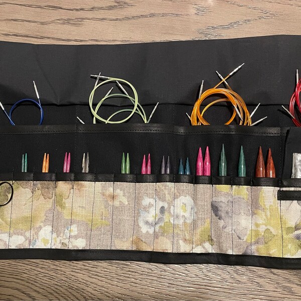 Circular Needle Case Holds 12 to 35 Needles - Etsy