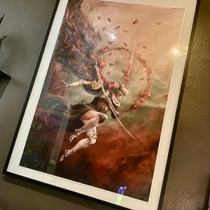 Nioh Poster, William Adams Wall Art, Rolled Canvas Print, Game Poster ...