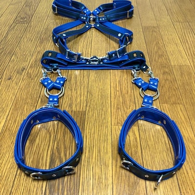 Full Body Diamond Harness by Deviant Leather - Etsy