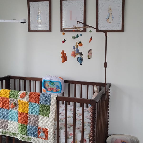 Beatrix Potter Baby Mobile, Baby Mobile Woodland, Baby Crib Mobile ...