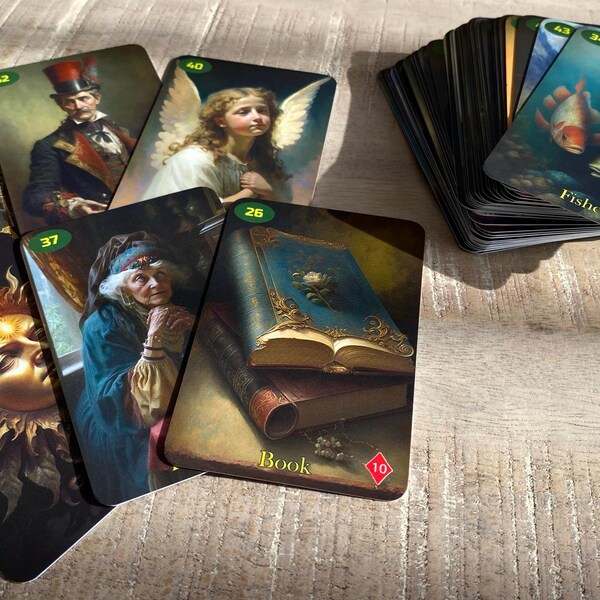 Extended Lenormand - White Edition - Glossy - 350 Grams - Etsy