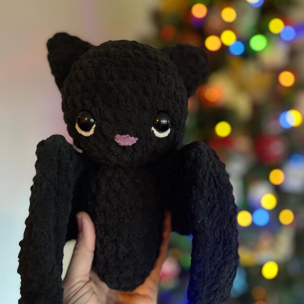 PATTERN: Plush Binx the Bat Pattern - Amigurumi Chunky Bat Pattern ...