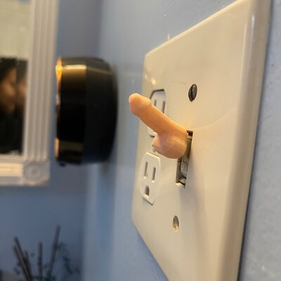Set of 2 Novelty Light Switch Caps Penis With Balls Prank - Etsy