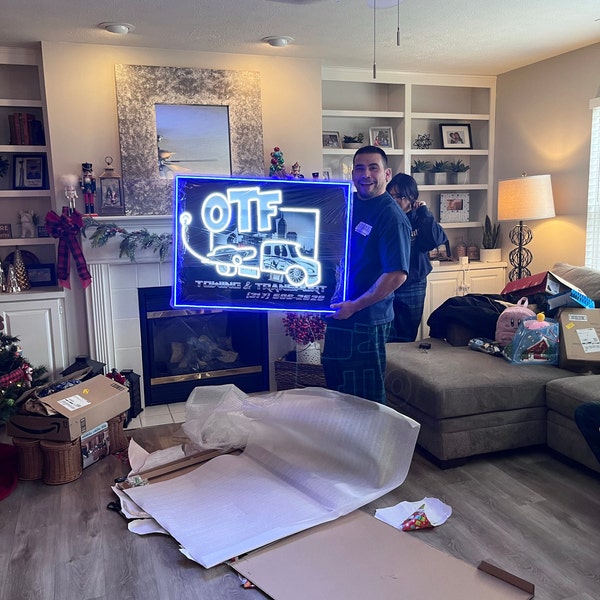 Custom Neon Logo Sign Wall, Neon Sign Custom Logo, Neon Logo Sign ...