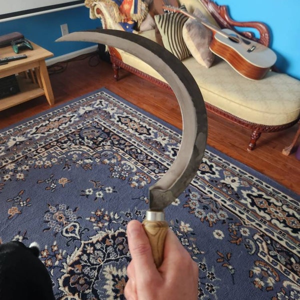 Sickle Set 3 PCS, Hand-forged Sickles for Harvesting Herbs, Garden ...