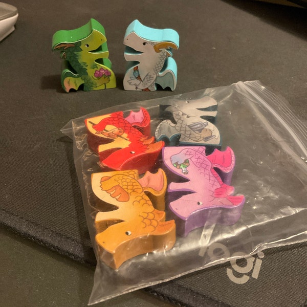 Flamecraft Meeple Stickers Upgrade Pack Decals Kit for Flamecraft ...