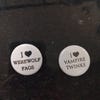 I Heart Vampires 32mm and 58mm Pins - Etsy