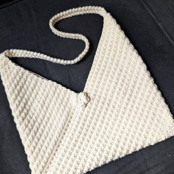 CROCHET PATTERN + VIDEO Just a Rectangle Crochet Danbury Bag Pattern ...