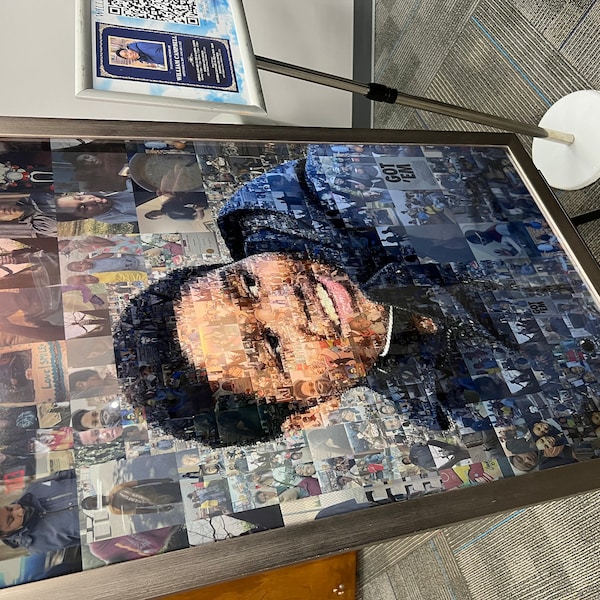 Custom Photo Mosaic, Unique Photo Collage for Couples, Anniversary ...