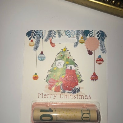 Christmas Money Card Money Holder Card Stocking Stuffer Christmas Gift ...