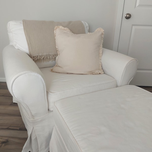 Small Bottom Ruffle Slipcover Sofa Slipcover Sofa Cover Sofa Scarf Slip ...