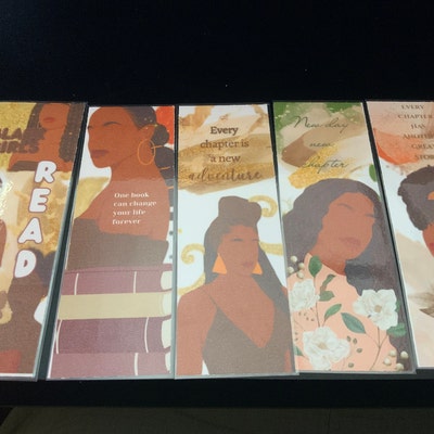 Bookmarks for Black Women Melanin Bookmarks African American Readers ...