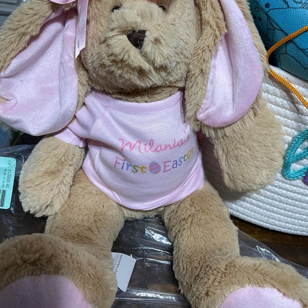 My First Easter Personalized Bunny, Personalized Easter Gifts, My First ...