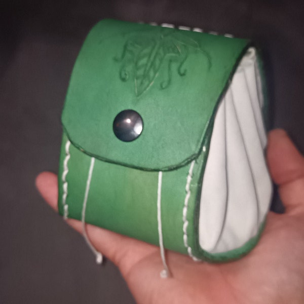 PDF Pattern. Leather Drawstring Coin Pouch - Etsy