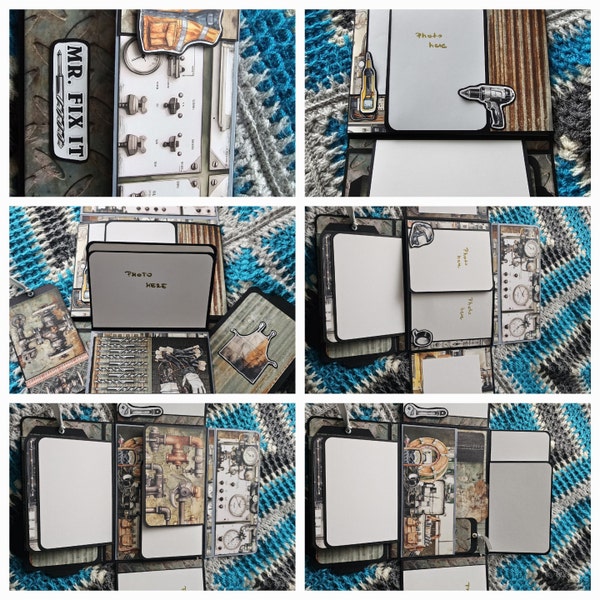 Memory Wallet PDF Tutorial * Scrapbooking Tutorial * Scrapbook * Mini ...